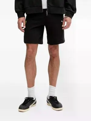 PUMA X Scuderia Ferrari Logo-patch Shorts - Black