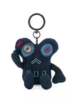 EVISU Chin-chin Logo-patch Keyring