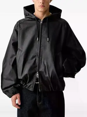 Rains Hooded Raglan-sleeve Jacket - Black