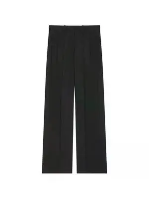 Givenchy Double Pleat Pants In Wool And Mohair - Black