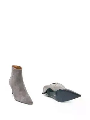 Patrizia Pepe Pointed-toe Panelled Ankle Boots