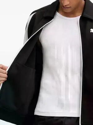 PUMA Logo-print Zip-up Overshirt