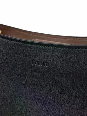 POLLINI Logo-debossed Panelled Tote Bag