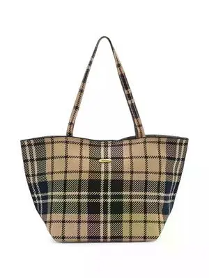 Barbour Large Layla Tartan Tote Bag - Blue