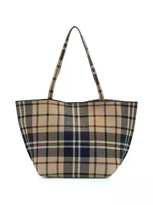Barbour Large Layla Tartan Tote Bag - Blue