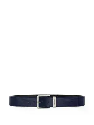 Givenchy Gentleman Belt In 4g Leather - Blue