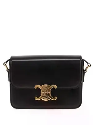Celine 2020s Teen Triomphe Shoulder Bag - Black
