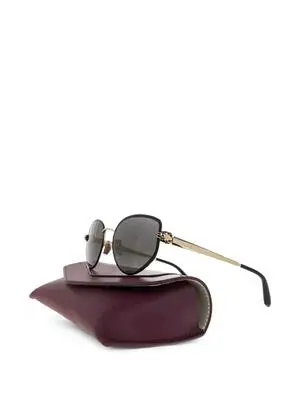 BVLGARI Serpenti Geometric-frame Sunglasses - Black