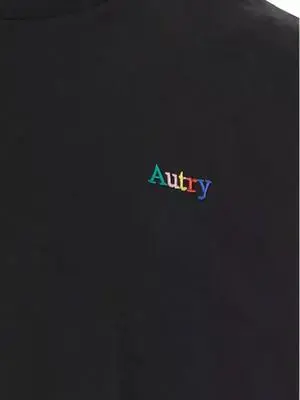 AUTRY Logo-embroidered T-shirt