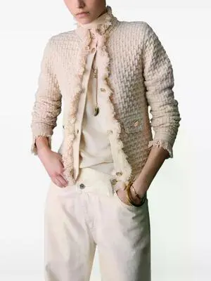 Liu Jo Jacket With Frayed Details