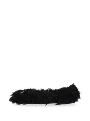 Balenciaga Bow-detail Ballet Flats - Black