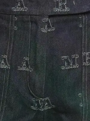 Max Mara Monogram Denim Shorts