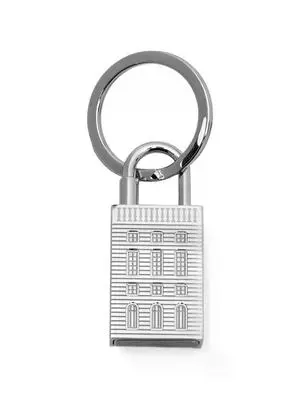 Hermès Faubourg Surprise Padlock Key Chain - Silver