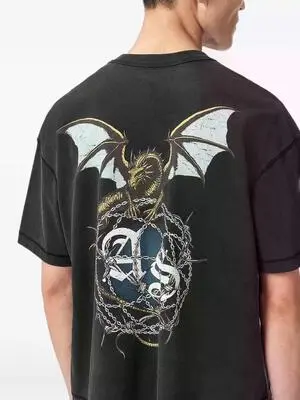 ALLSAINTS Dragon-print T-shirt