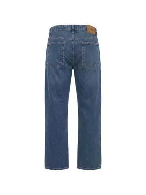Emporio Armani Logo-plaque Straight-leg Jeans