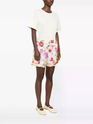 Kenzo Floral-print Pocket Shorts