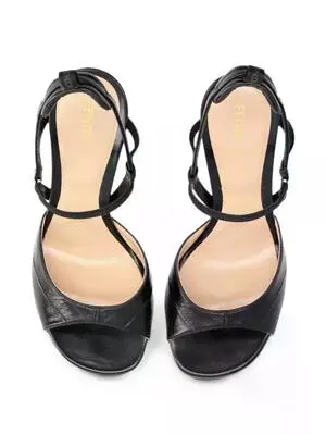 Fendi Very Colibrì Slingback Heeled Sandals