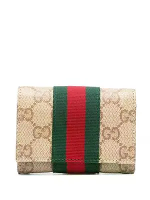 Gucci Gg-supreme Web Wallet