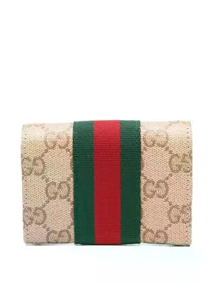 Gucci Gg-supreme Web Wallet