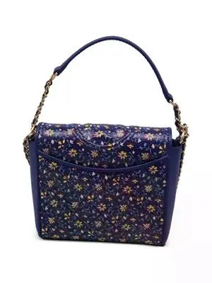 Tory Burch Fleming Floral-printed Crossbody Bag