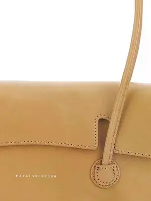 MARGESHERWOOD Logo-print Leather Shoulder Bag