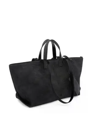 A.p.c. Large Le Drummer Suede Tote Bag - Grey