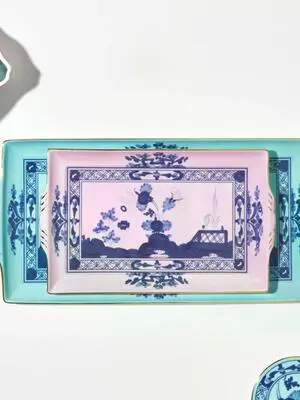 GINORI 1735 Iris Rectangular Tray