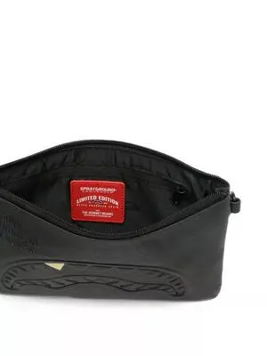 SPRAYGROUND Shark Mouth Embossed Clutch Bag
