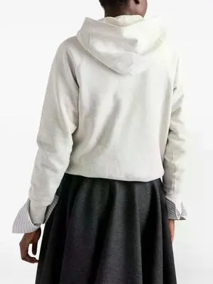 Prada Cotton Fleece Hoodie - Grey