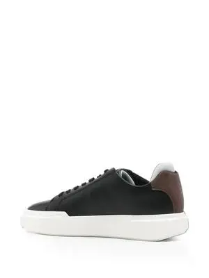 Calvin Klein Chunky Cupsole Logo-plaque Leather Sneakers