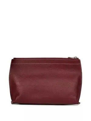A.p.c. Small Neige Clou Leather Clutch Bag