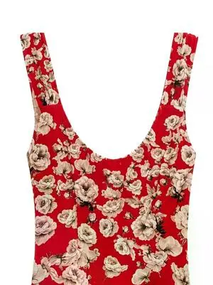 Alice + Olivia Oriana Drop-waist Maxi Dress - Red