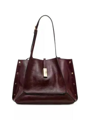 POLLINI Small Austin Stud-embellished Shouldr Tote Bag - Red