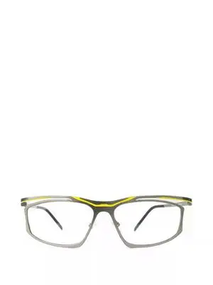 PARASITE Vega 5 Geometric-frame Glasses - Silver