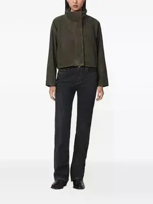 ALLSAINTS Funnel-neck Suede Jacket
