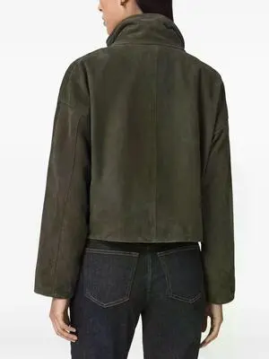 ALLSAINTS Funnel-neck Suede Jacket
