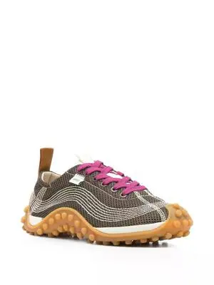 AMI Paris Mesh Panelled Sneakers