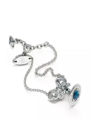 VIVIENNE WESTWOOD Orb Bow-detail Bracelet - Silver