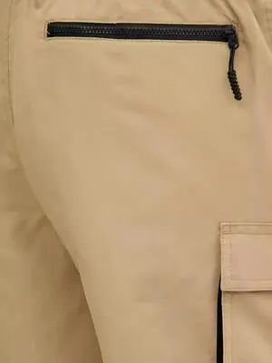 Nike Logo-embroidered Cargo-pocket Swim Shorts - Neutrals