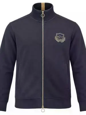 Paul & Shark Logo-embroidered Zip-up Sweater