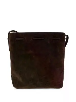 LIFFNER Charm Bucket Suede Bucket Bag - Brown