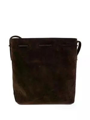 LIFFNER Charm Bucket Suede Bucket Bag - Brown