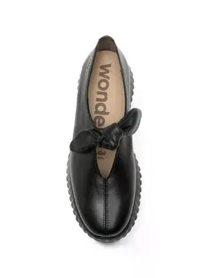 WONDERS Flexfly 21 Bow-detail Chunky-sole Loafers - Black