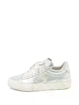 Off-White Vulcanized Lace-up Sneakers - Silver