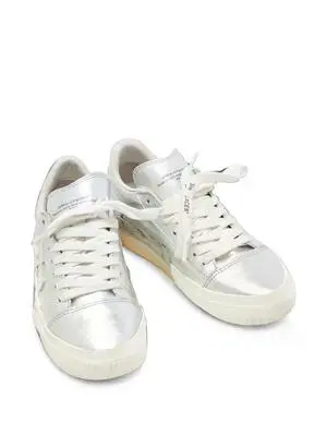 Off-White Vulcanized Lace-up Sneakers