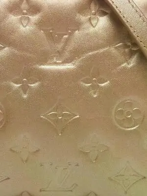 LOUIS VUITTON Bb Coussin Monogram-embossed Shoulder Bag - Gold