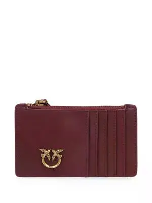 Pinko Leather Card Holder - Red