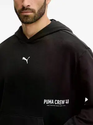 PUMA Logo-print Pouch-pocket Hoodie