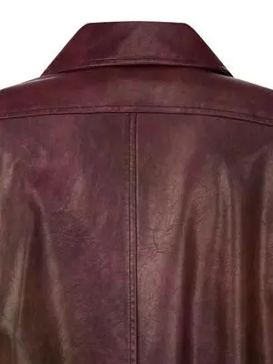 STUDIO TOMBOY Zip-up Faux-leather Jacket