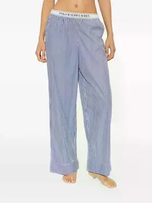 Polo Ralph Lauren Striped Cotton Pyjama Bottoms - Blue